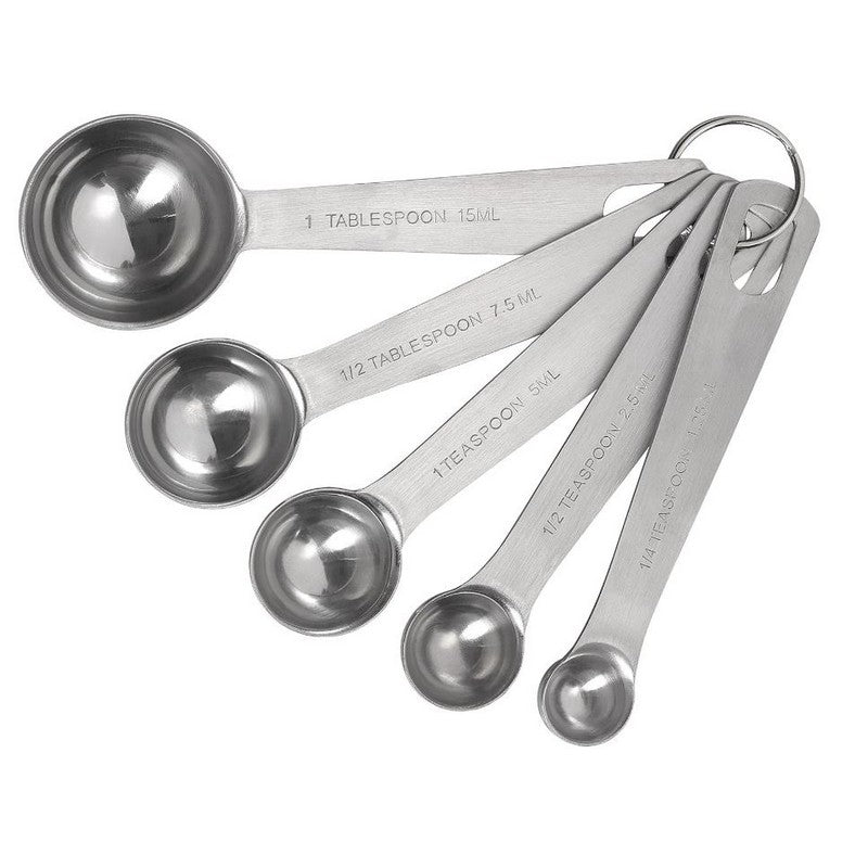 Tala Stainless Steel Measuring Spoons - 5 Piece Set – Stewart and ...
