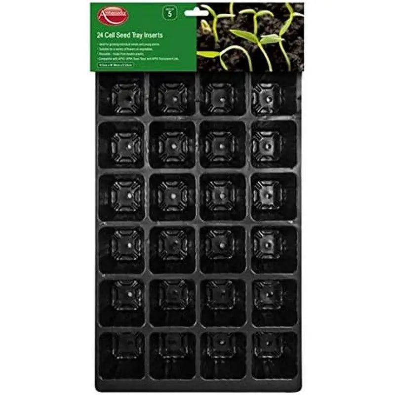 Ambassador Seed Tray Inserts 24 Cell - 5 Pack - Stewart and Gibson Ltd