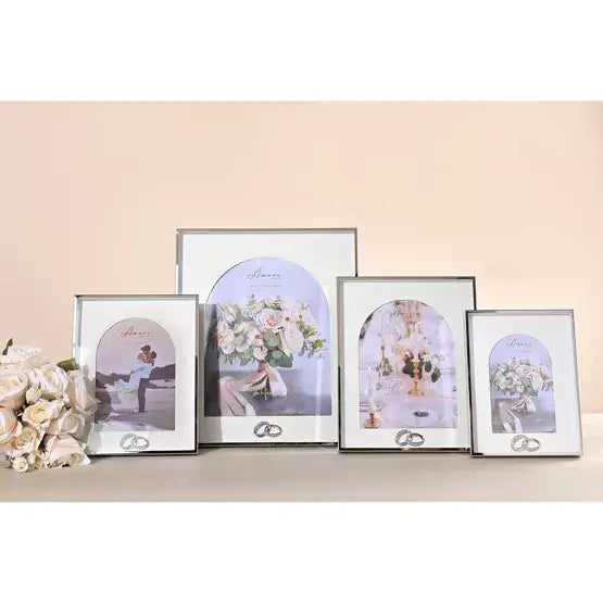 Amore Box Arch Photo Frame With Rings - Various Sizes Available ...