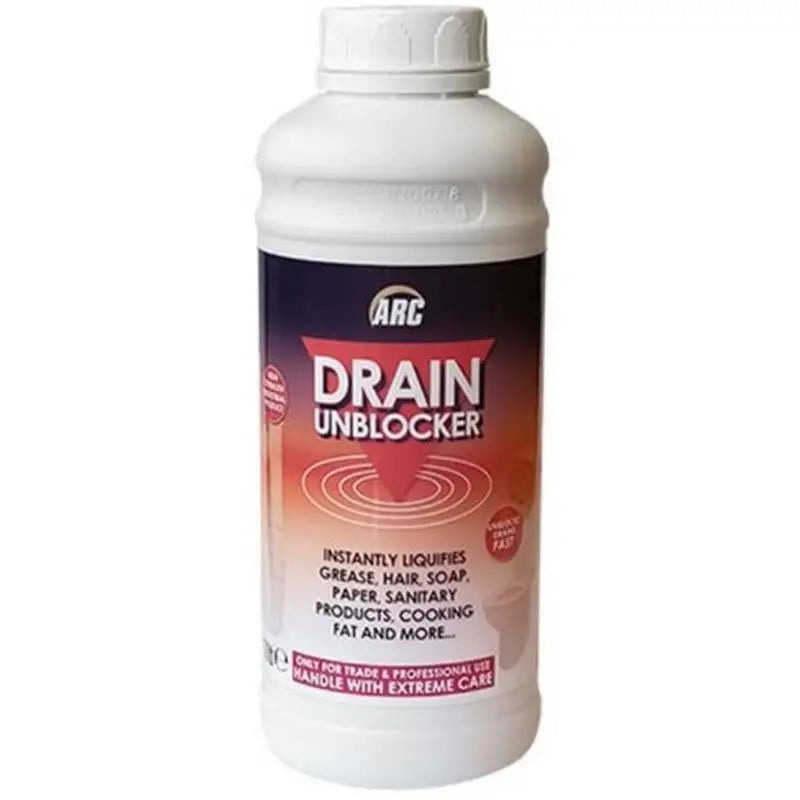 Arc Trade & Professional Industrial Strength Drain Unblocker 1l ...