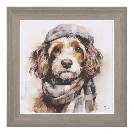Archie the Dog Picture Frame 38x38x3cm - Stewart and Gibson Ltd