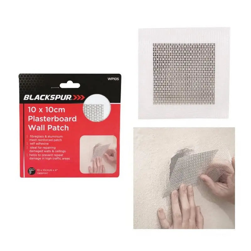 Blackspur Plasterboard Wall Patch 10 x 10cm - Stewart and Gibson Ltd