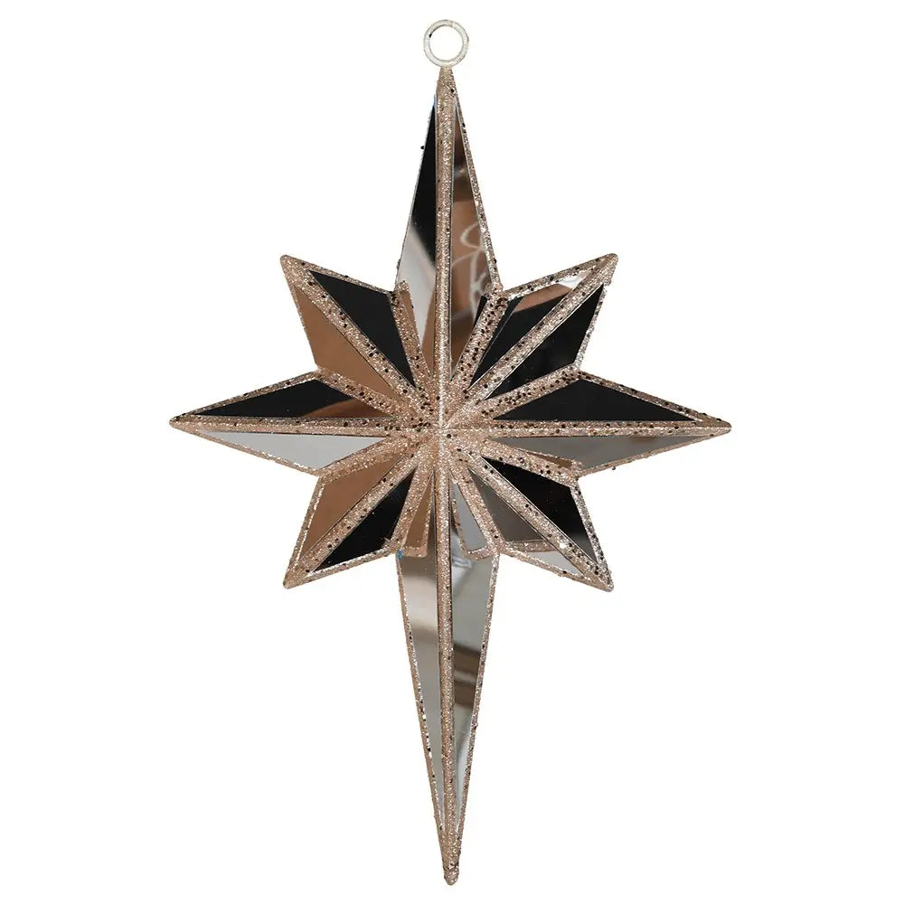 Champagne Mirrored Star - Stewart and Gibson Ltd