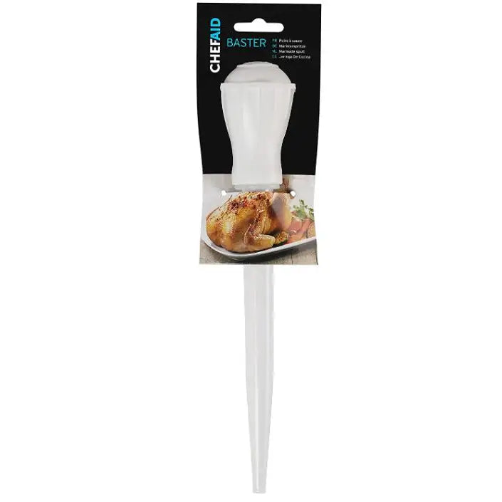 Chef Aid Traditional Baster Carded - White - Stewart and Gibson Ltd