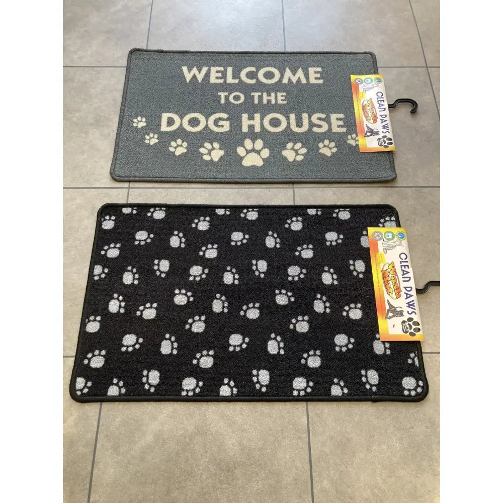 Clean Paws Mat 50 x 80cm - 2 Assorted. - Stewart and Gibson Ltd