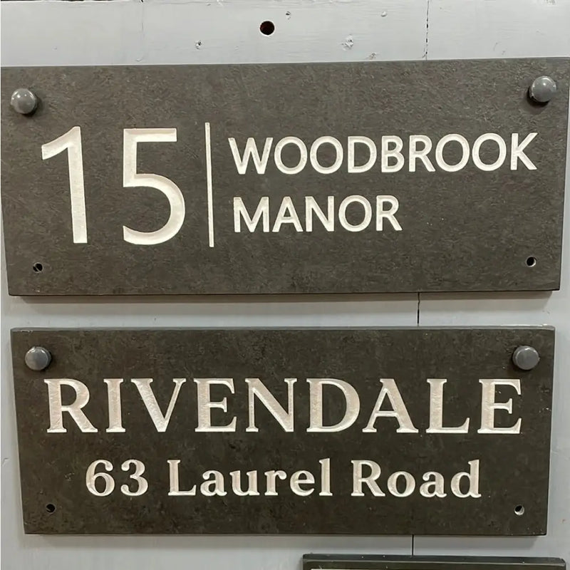 Engraved House Signs (made to Order) - Assorted Sizes Available ...