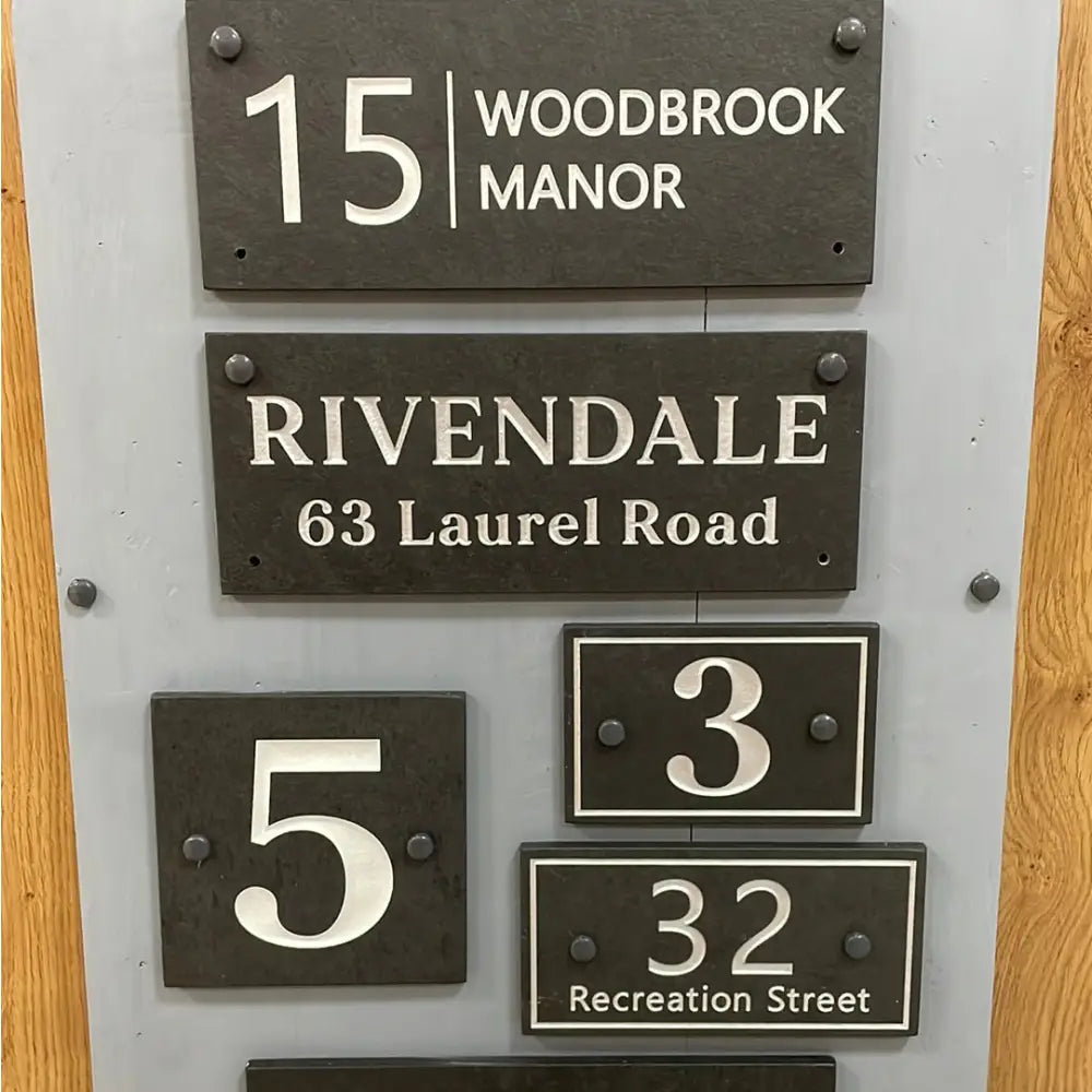 Engraved House Signs (made to Order) - Assorted Sizes Available ...