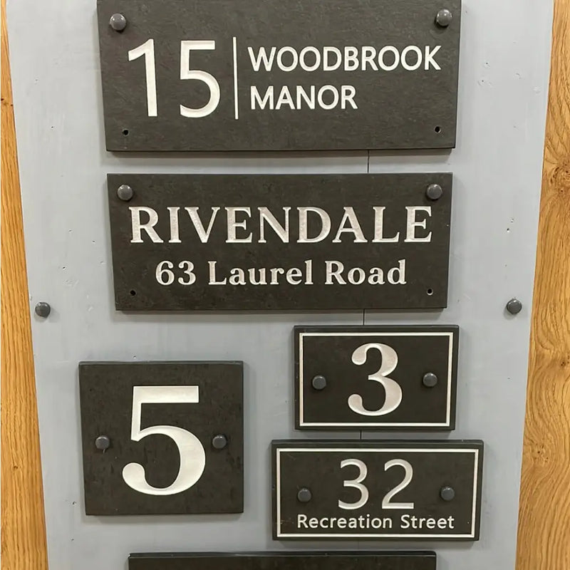 Engraved House Signs (made to Order) - Assorted Sizes Available ...