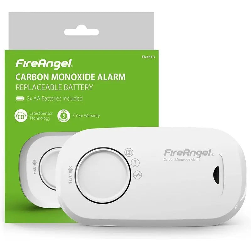Fire Angel Carbon Monoxide Alarm Battery Operated - Stewart and Gibson Ltd