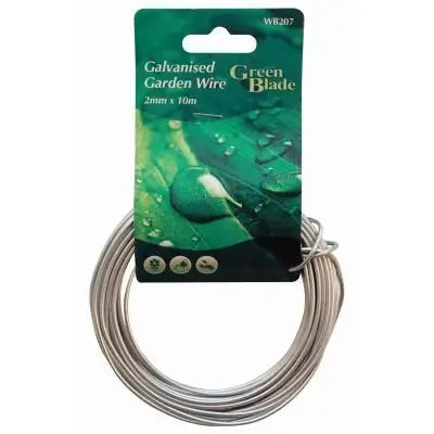 Green Blade 2 x 10m Galvanised Garden Wire - Stewart and Gibson Ltd