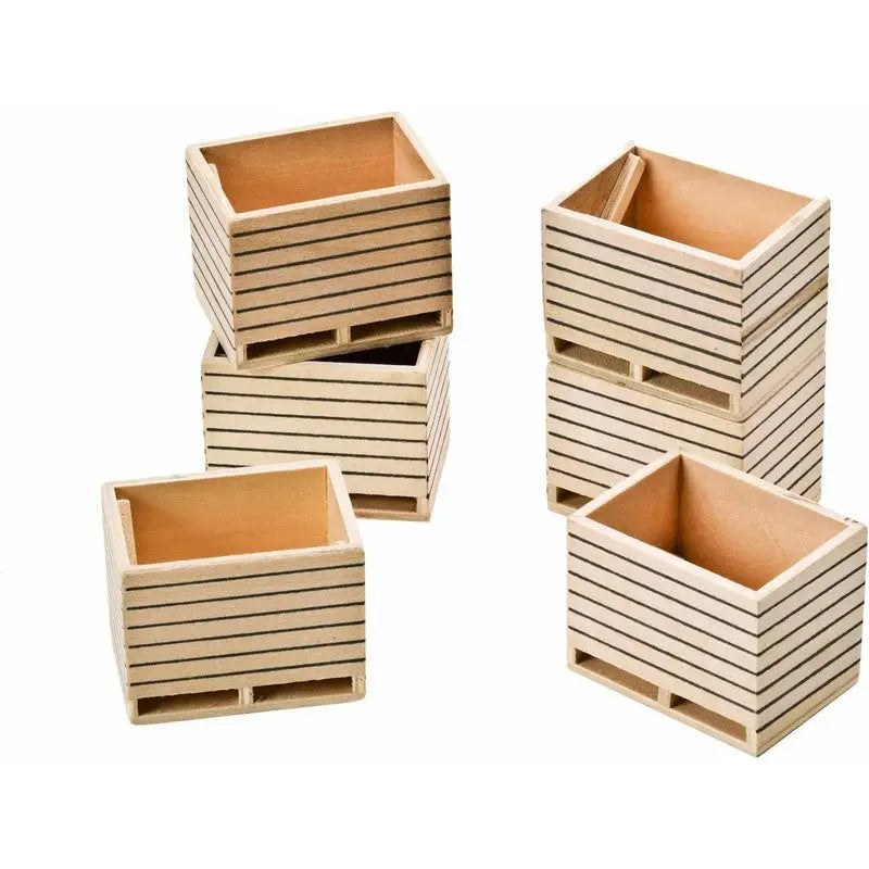 Kids Globe Farming 6 Pack Wooden Potato Box Creates - Stewart and ...