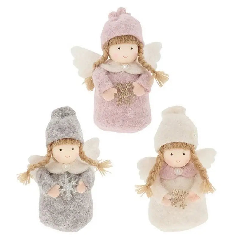 Kraft Felt Fairy Sitting - 3 Assorted - 1 Sent - Stewart and Gibson Ltd
