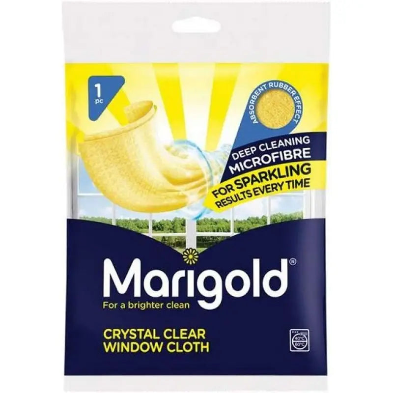 Marigold Crystal Clear Window Cleaning Cloth - Stewart and Gibson Ltd