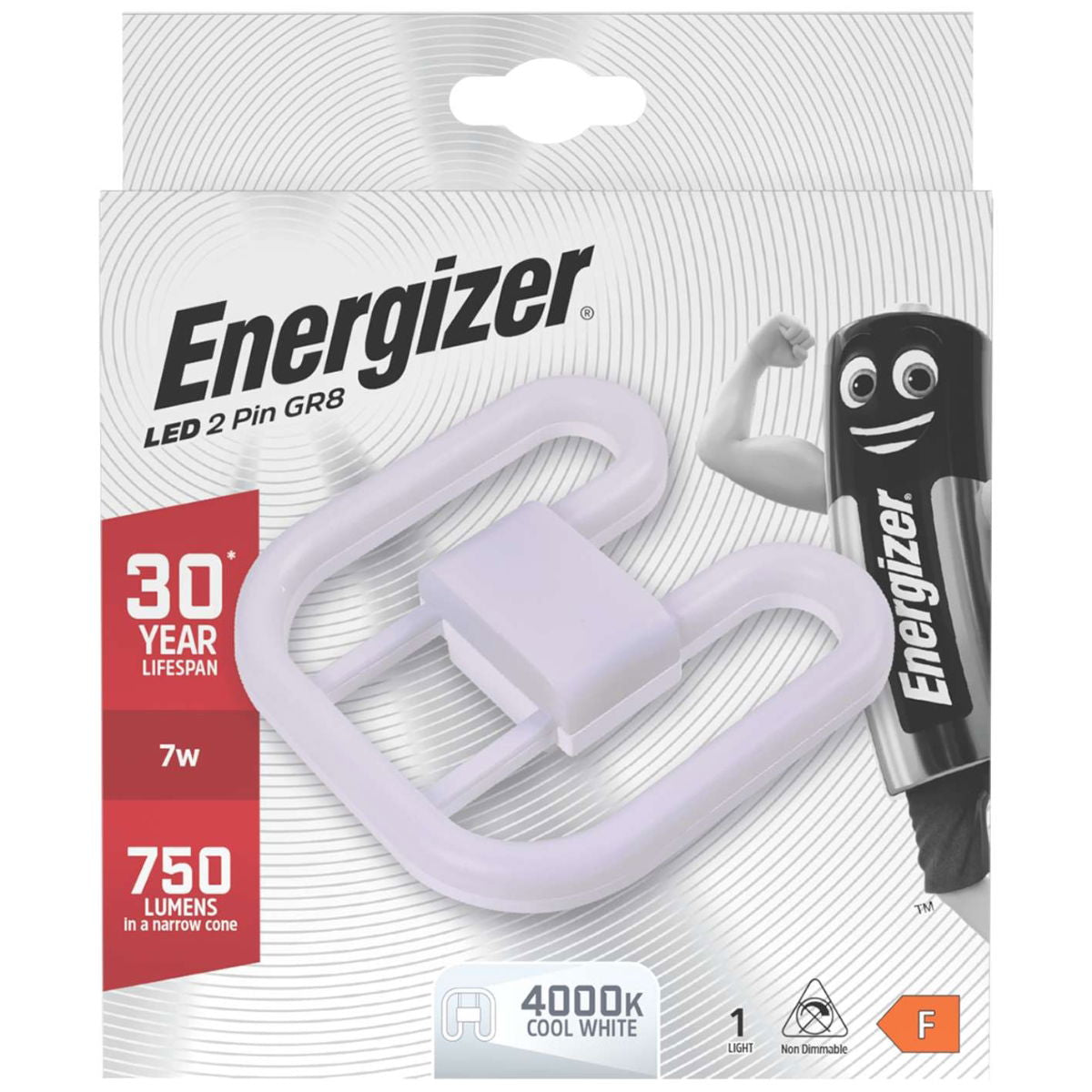 Energizer LED 2 Pin GR8 7W - Cool White (4000K) – Stewart and Gibson Ltd