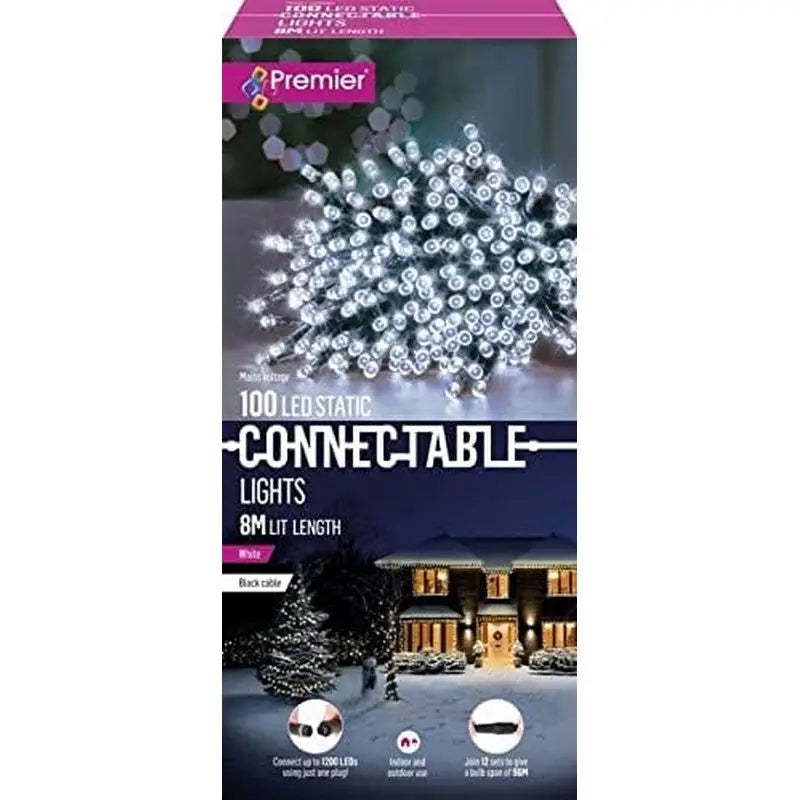 Premier 100 Led Static Connectable Lights - Various Colours - Stewart ...