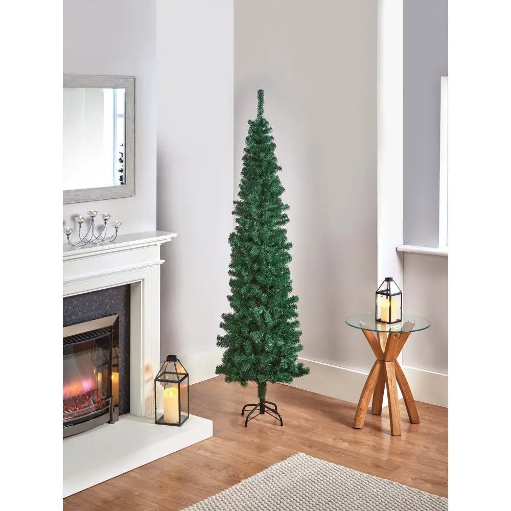 Premier Green Spruce Pine Pencil Tree 2m - Stewart and Gibson Ltd
