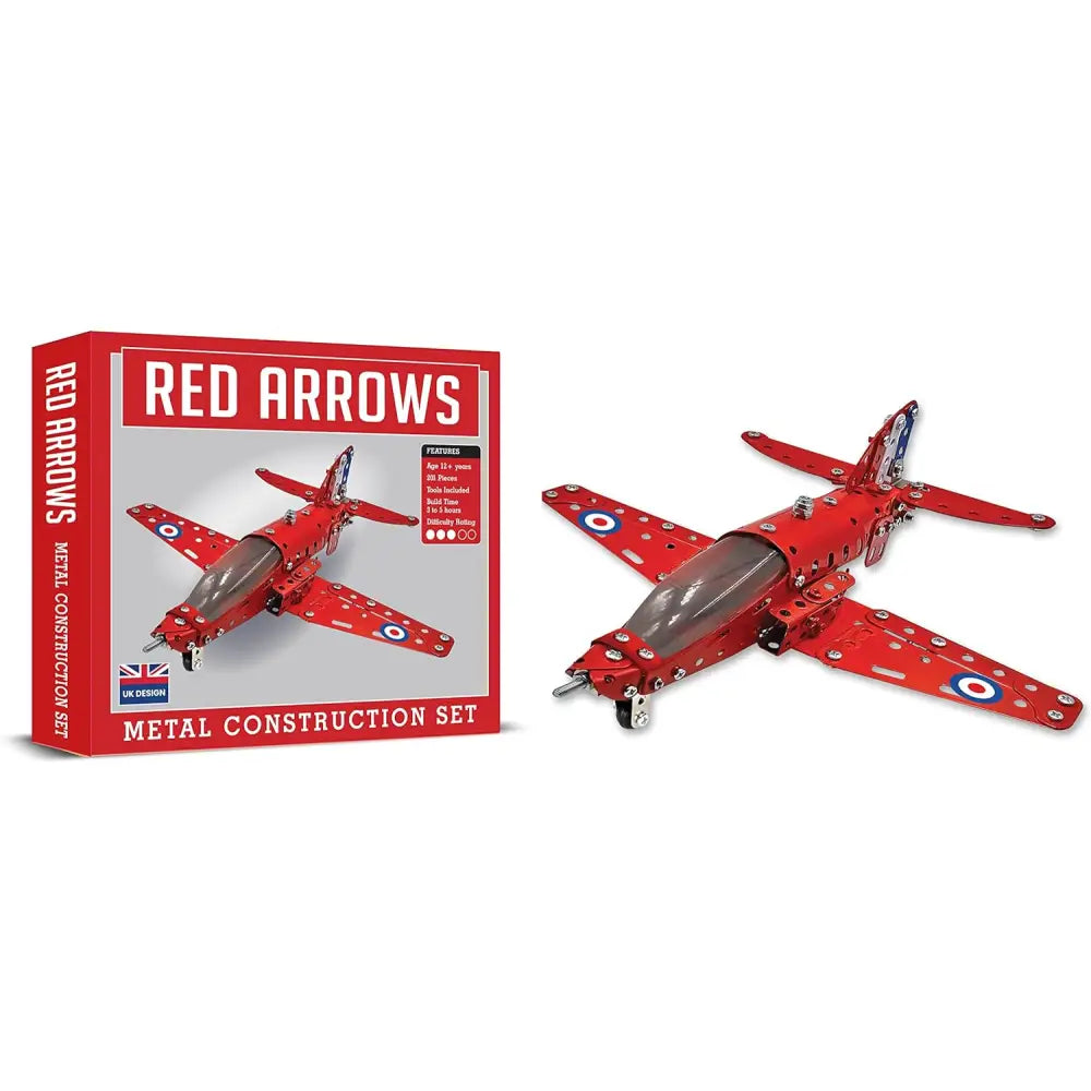 Red Arrows Metal Construction Set (201 Pieces) - Stewart and Gibson Ltd