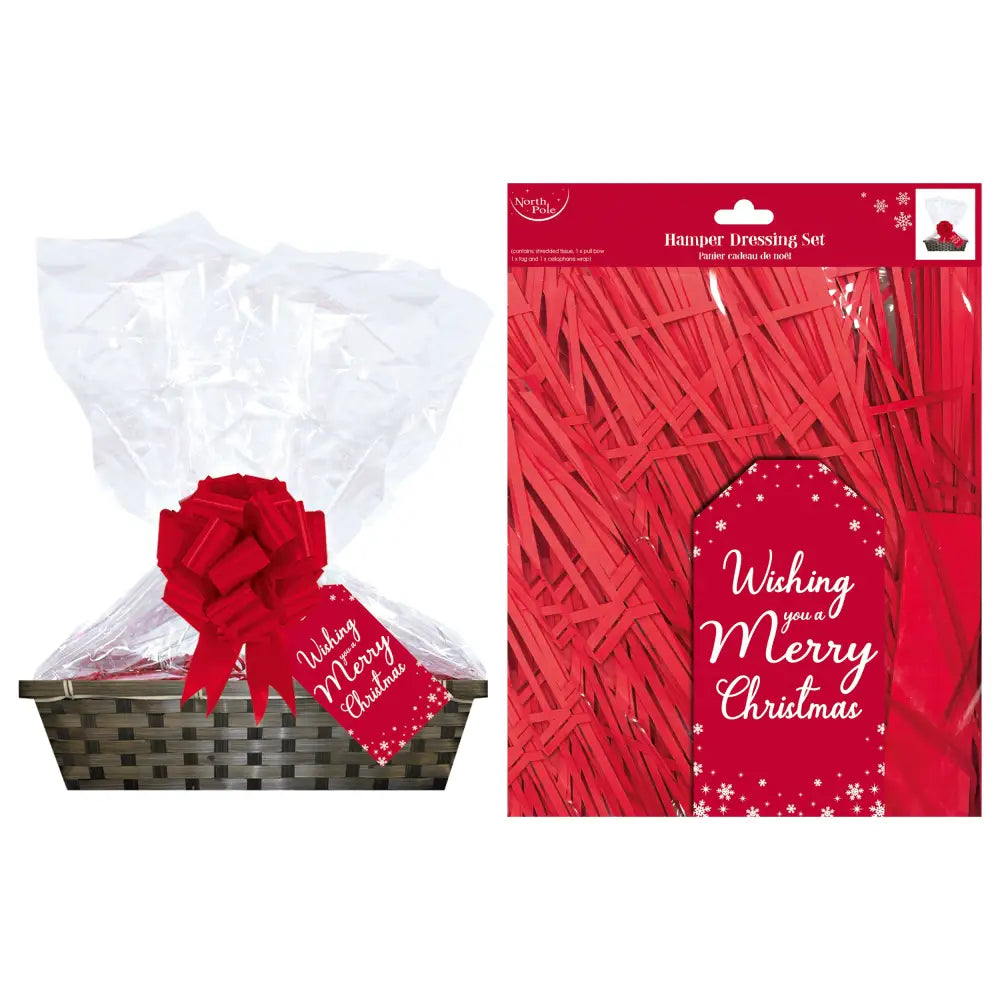 Red Hamper Dressing Set - Stewart and Gibson Ltd