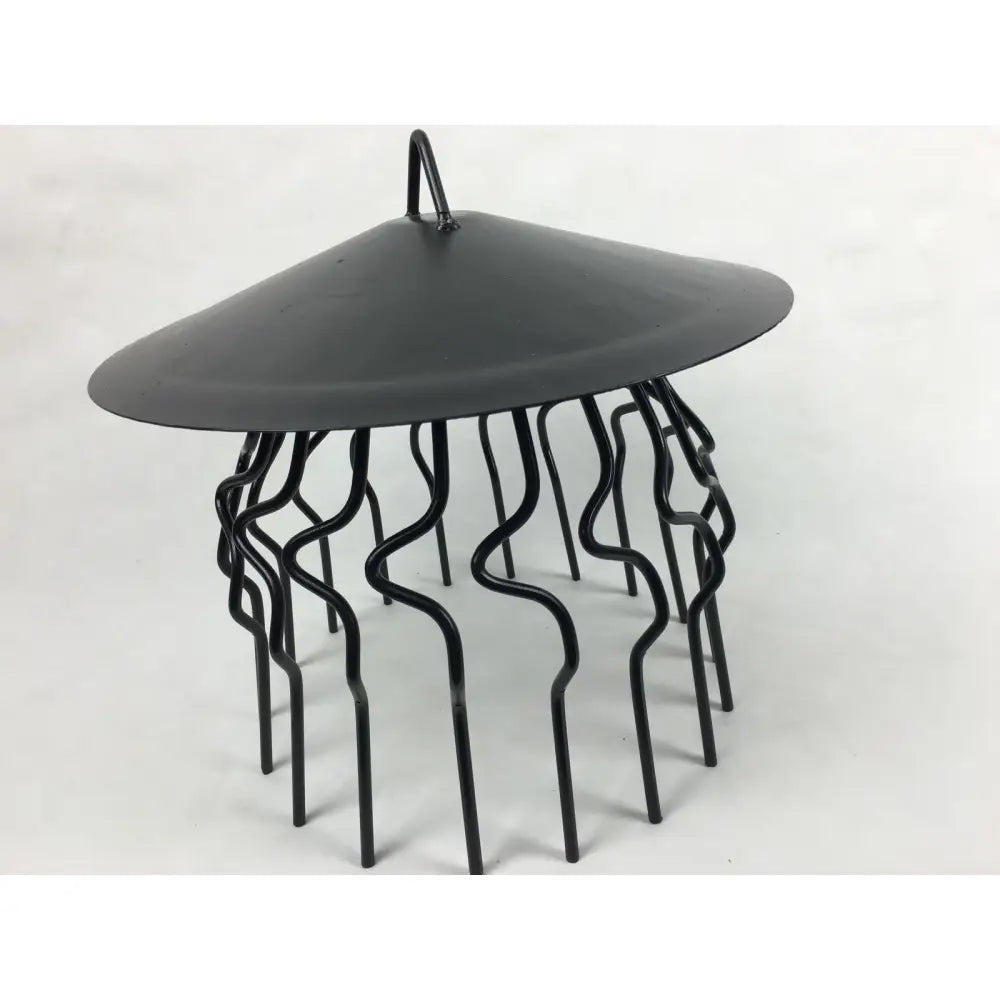 Round Tower Chimney Bird Guard Cowl with Canopy - Black - Stewart and ...