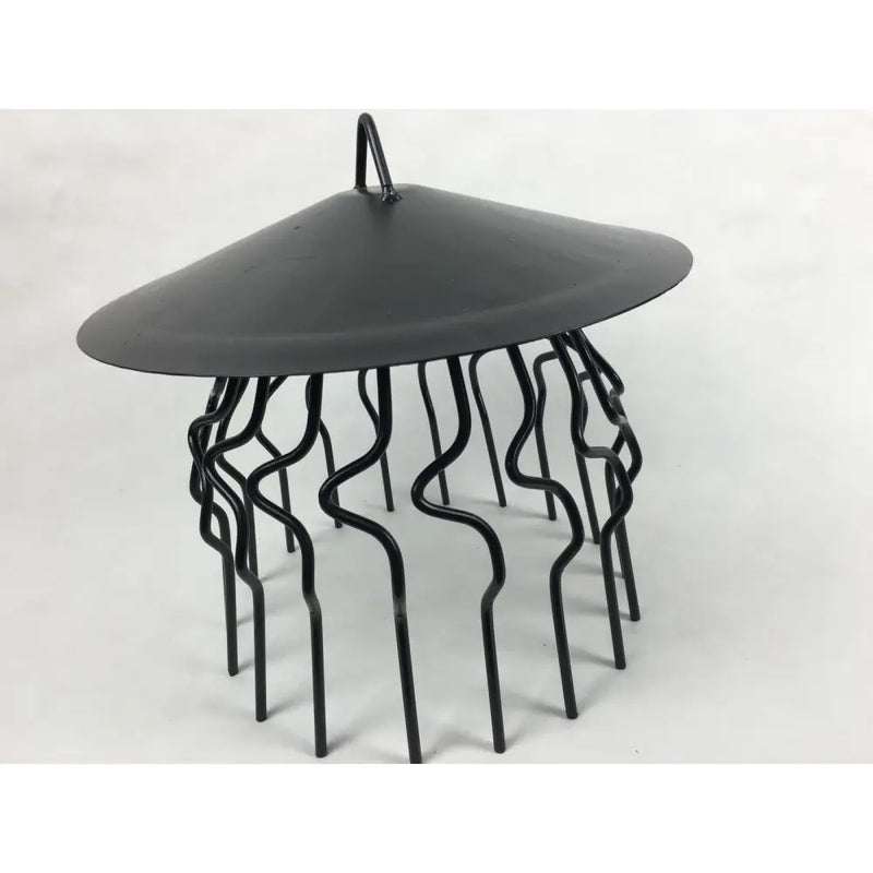 Round Tower Chimney Bird Guard Cowl with Canopy - Black - Stewart and ...