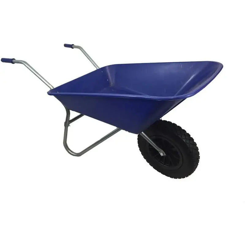 Round Tower Plastic Body Wheelbarrow - 90 Litres - Black / Blue ...
