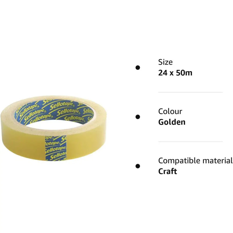 Sellotape 24mm x 50m - Stewart and Gibson Ltd