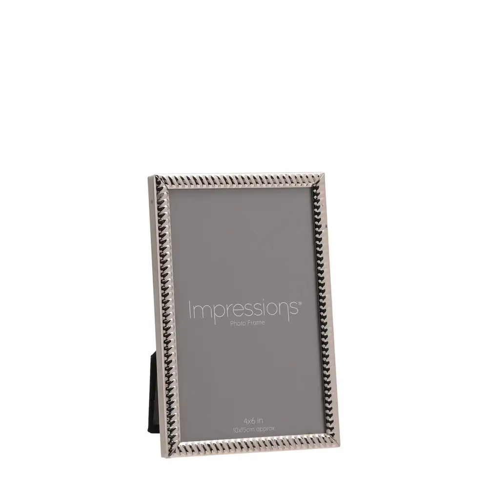 Silverplated Twist Photo Frame - Various Sizes - Stewart and Gibson Ltd