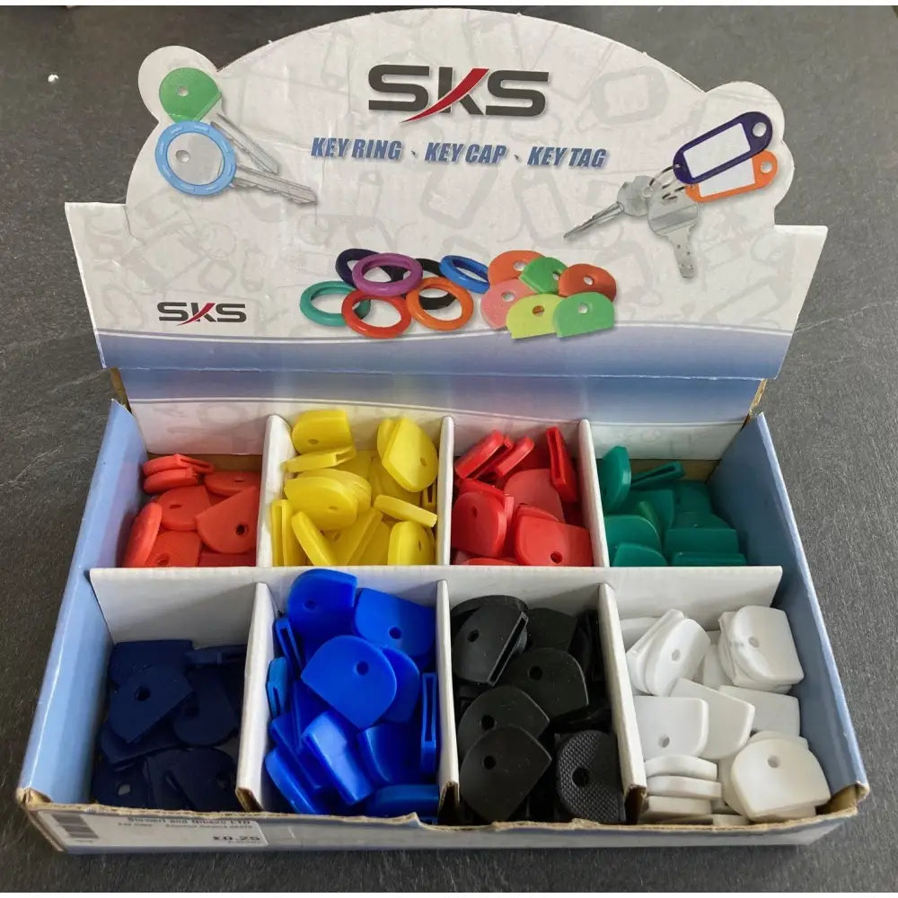 Sks Key Caps - Assorted Colours Ca016 - Stewart and Gibson Ltd