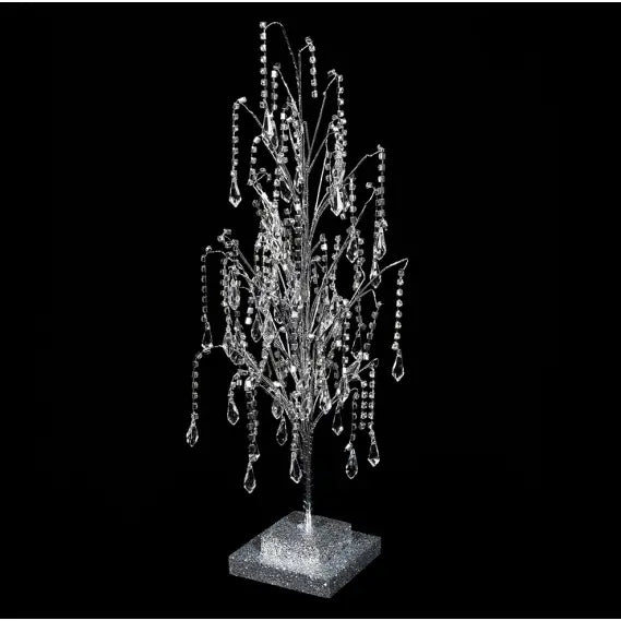 Small 45cm Silver Crystal Tree - Stewart and Gibson Ltd