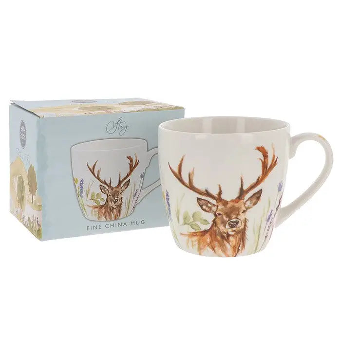 Stag Breakfast Mug - Stewart and Gibson Ltd