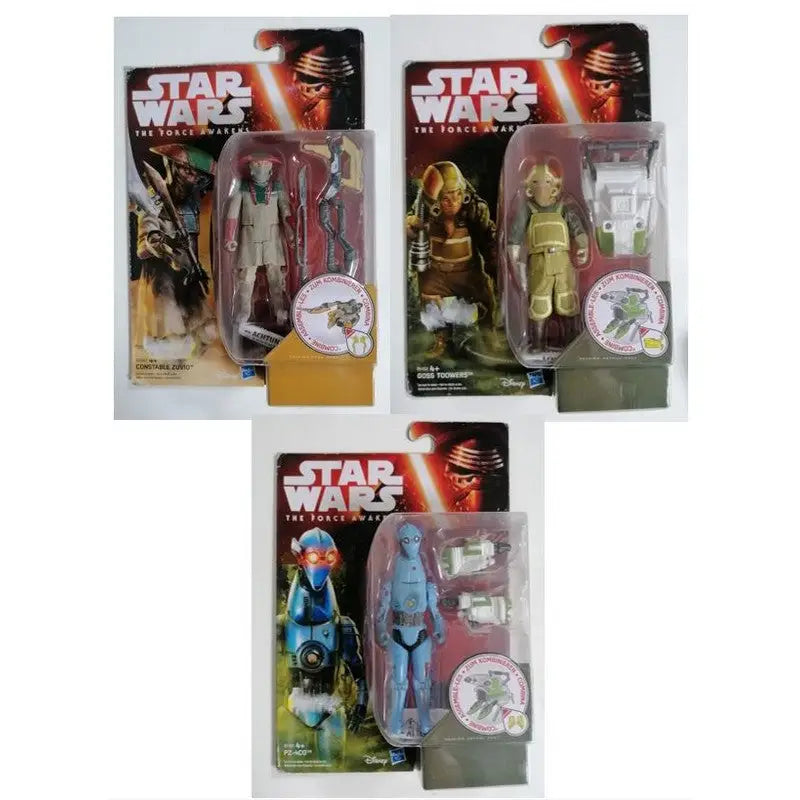 Star Wars the Force Awakens Figures with Accessories Age 4+ - 3 Figures ...