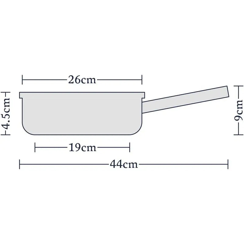 Stellar 1000 - 26cm Conical Frying Pan - Stewart and Gibson Ltd