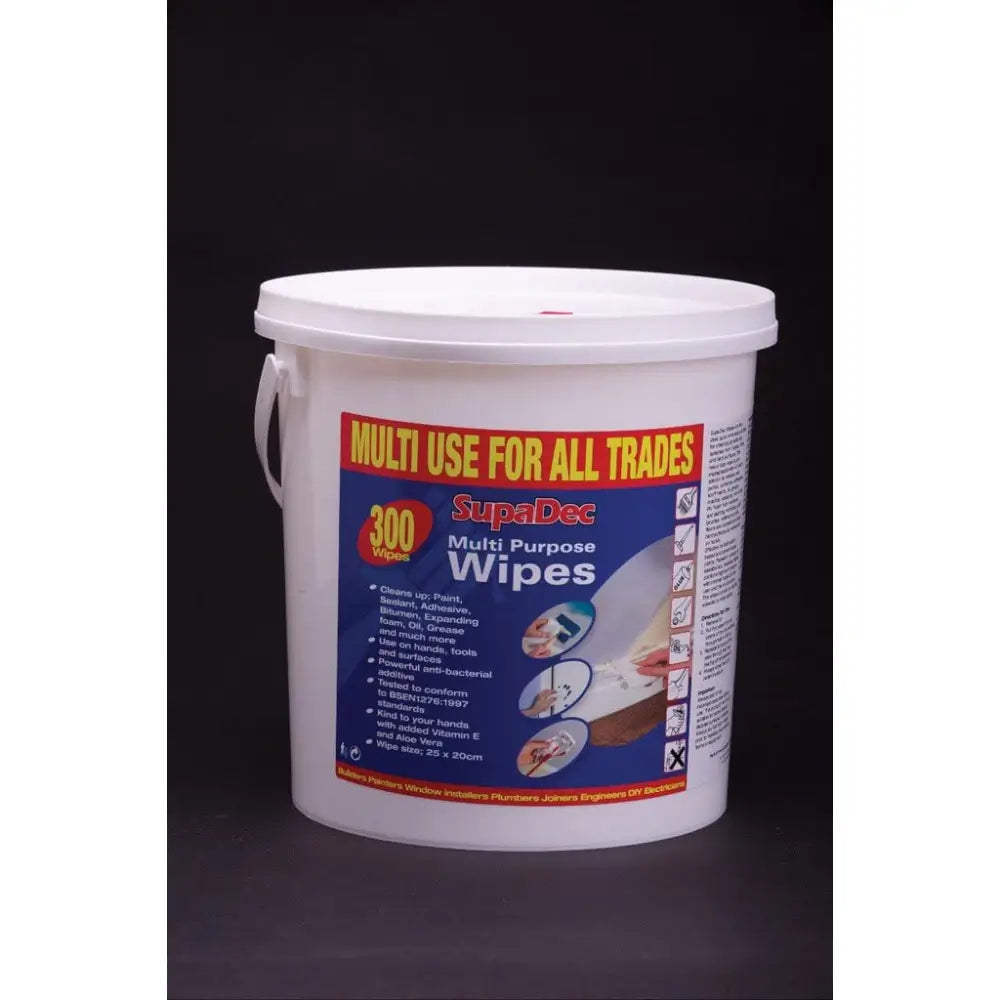 Supadec Multi-use Multi-purpose Wipes - 300pk - Stewart and Gibson Ltd