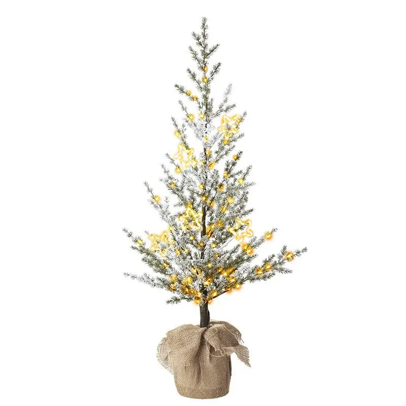 Tall Led Christmas Tree on Hessian Base 1m - Stewart and Gibson Ltd