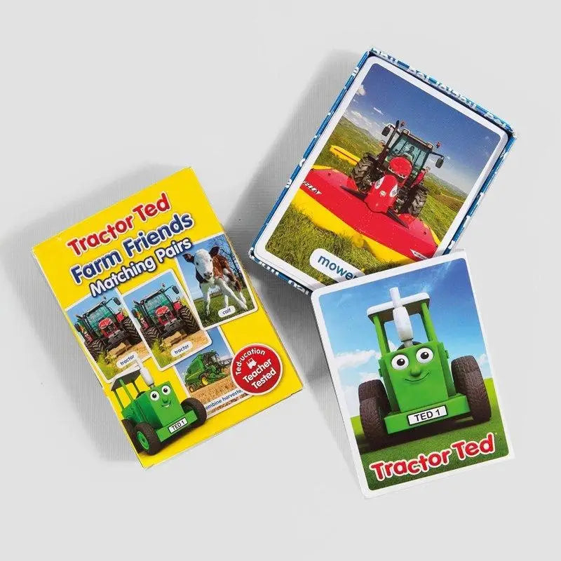 Tractor Ted Farm Pairs Snap Cards Game - Stewart and Gibson Ltd