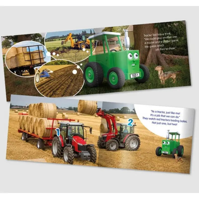 Tractor Ted Tractor or Digger Book - Stewart and Gibson Ltd