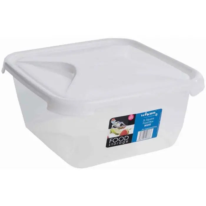 Wham 2 Litre Square Food Storage Box - Stewart and Gibson Ltd